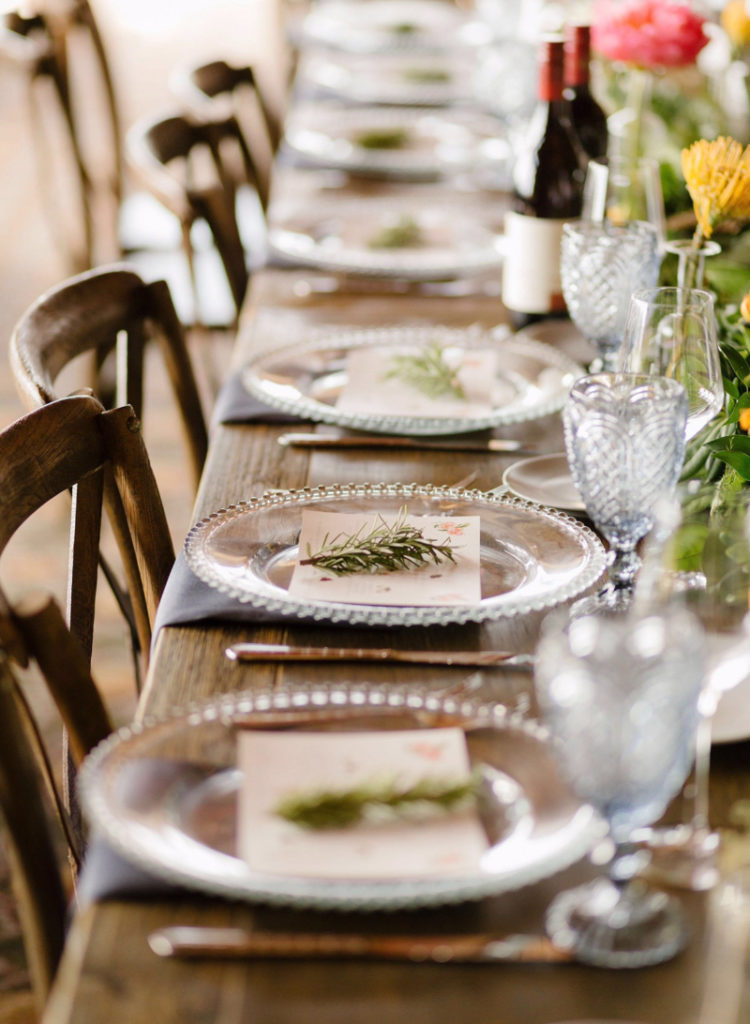 Creating your Wedding Guests’ Place Settings - Borrowed and Blue